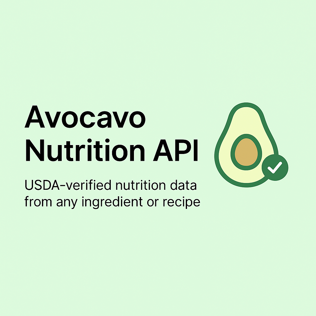 Nutrition API Powered by USDA FoodData Central | Parse "1 cup rice" → JSON with FDC IDs